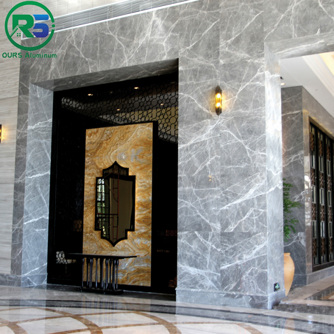 3 MM Ketebalan Logam Panel Plafon Arsitektur Kait Dekoratif Pada Plafon ...