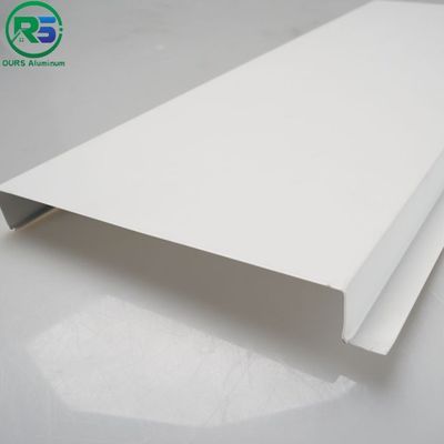 Suspended Beveled Aluminium Strip Ceiling Rectangle Strip Metal Ceiling ...