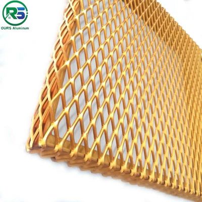 Hex Aluminium Expanded Sheet Aluminium Diamond Mesh Sheet 1.5-4mm
