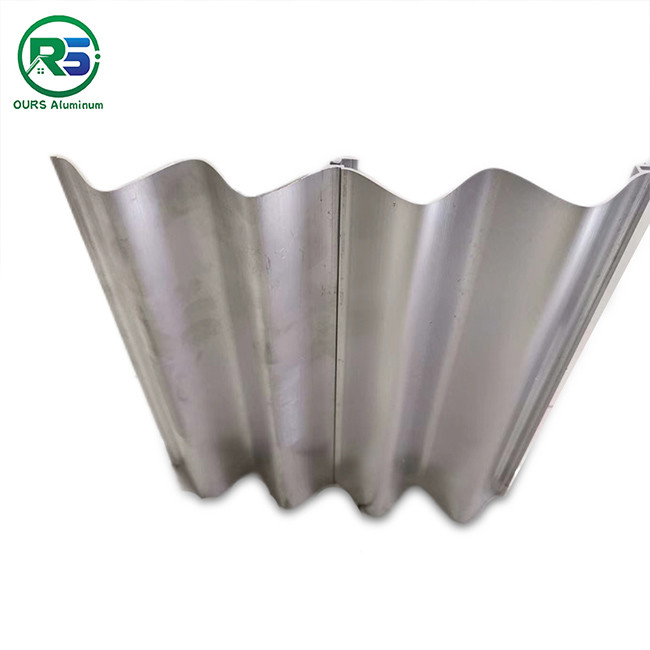 Lembar Panel Atap Aluminium Anodized Bergelombang Lalu Lintas Untuk ...